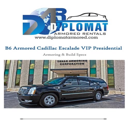 Cadillac Escalade VIP Presidential Digital Copy | PDF