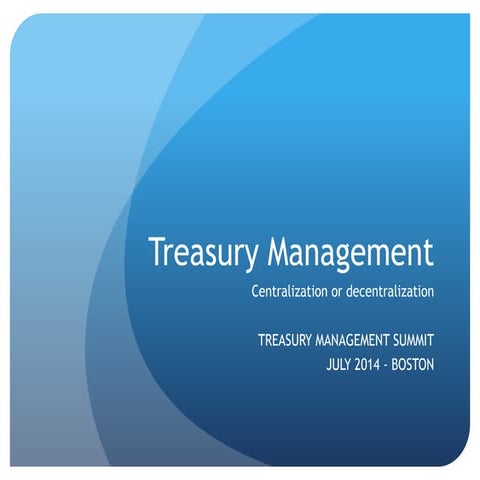 Treasury Management | PPTX