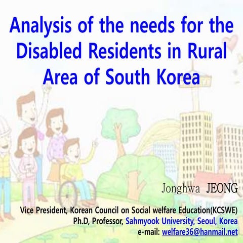 RIWC-PARA_A135 analysis of the needs for the disabled residents in ...