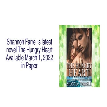 Shannon Farrell's latest novel The Hungry Heart Available March 1, 2022 ...