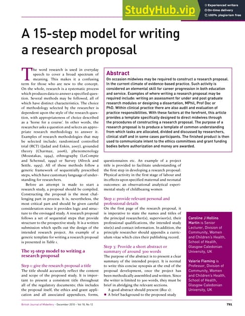 How to write chapter three of your research project | PDF