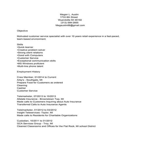 Copyofmegansresume | PDF