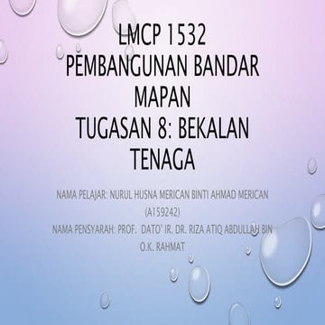 Bekalan tenaga | PPTX