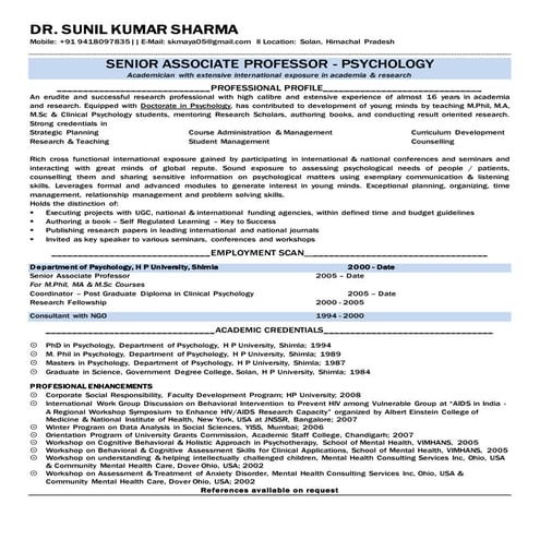 Sunil Kumar - resume | DOCX