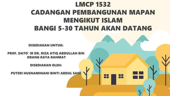 PEMBANGUNAN MAMPAN DALAM ISLAM LMCP 1552 | PPT