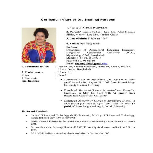 Curriculum Vitae_alim1 | PDF