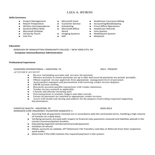 Stacy Peters - resume | PDF