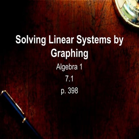 A17-1 graphing systems | PPT