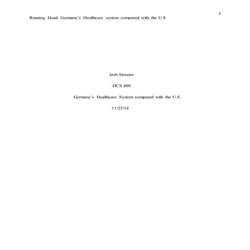 HCS 400 Final Research Paper | PDF