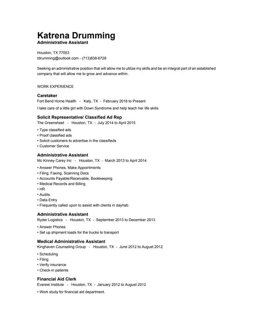 Current Resume | PDF