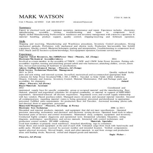 Dirk Anderson 2015 Resume | DOCX