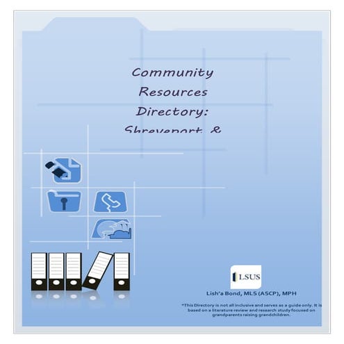 Community services directory | DOCX