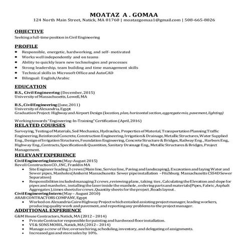 Gomaa_Moataz_Resume2 | PDF