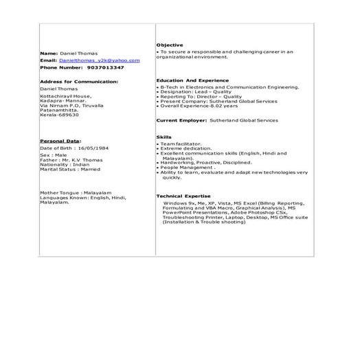 My Resume | PDF