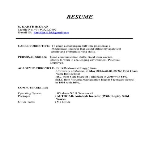 Karthik_Resume | DOC