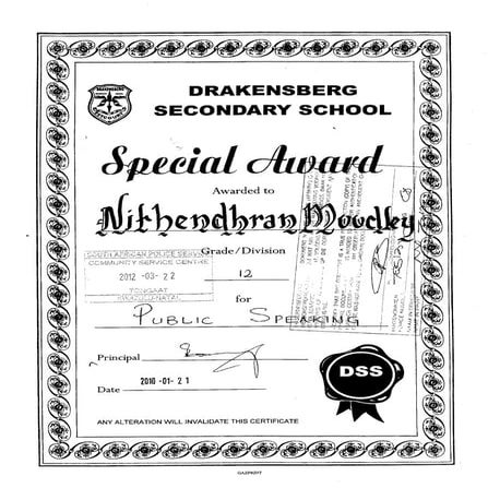 CU Certificate | PDF