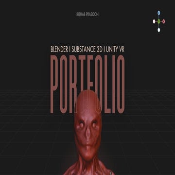2024 3D Modelling Portfolio - Rishab Prasoon | PPT