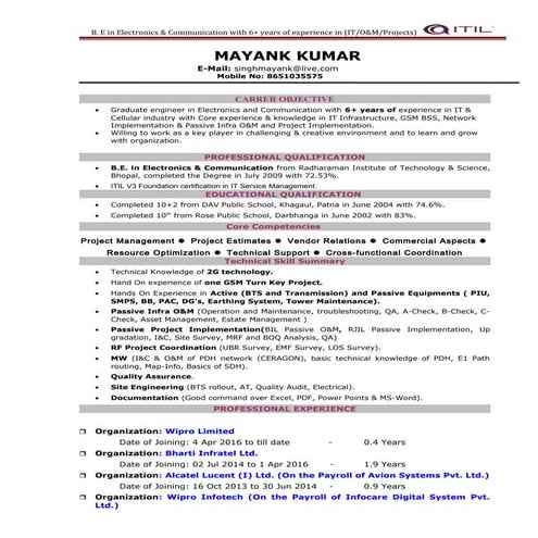 Resume_Mayank | DOC