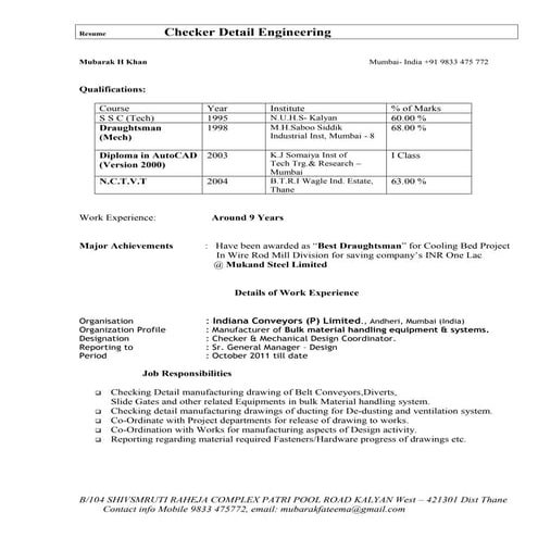 Curriculum Viate (Bashir) (1) | DOC