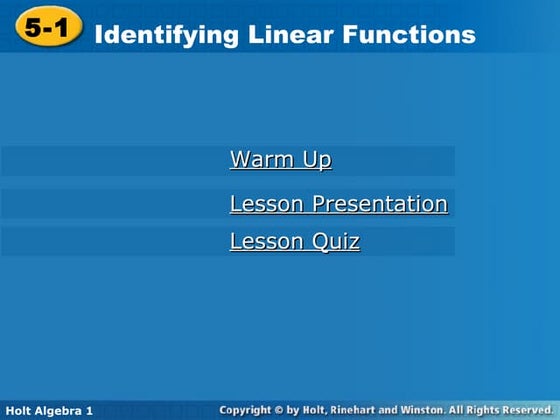 Math 8 - Linear Functions | PPT
