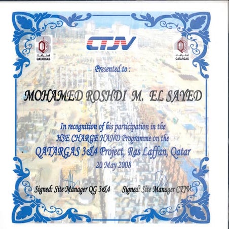 GE Certificate | PDF