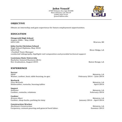 Updated Resume 2015 | DOCX