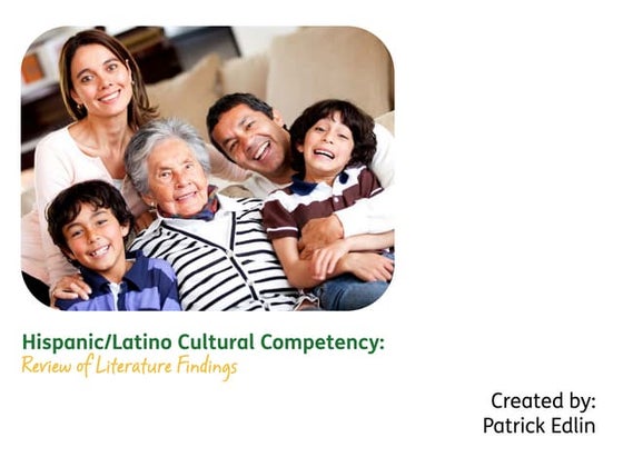 Core Values And General Cultural Insights Of Us Hispanics | PPT