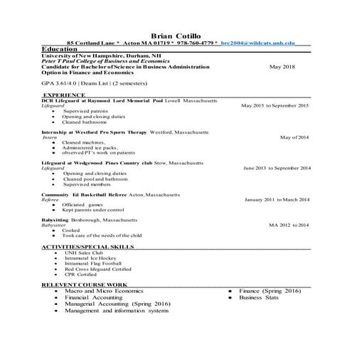 Brian Hogan Resume (Actual) | DOCX