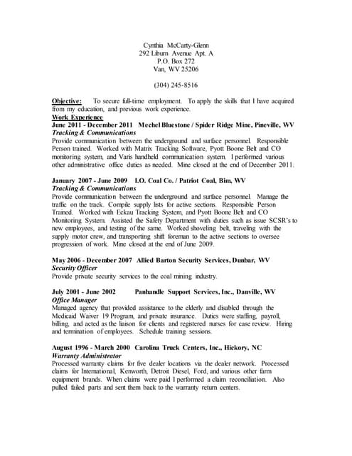 Collin Pettet: Resume | PDF