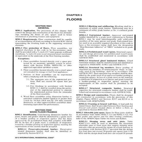 R501.3 IRC 2012 Fire code | PDF