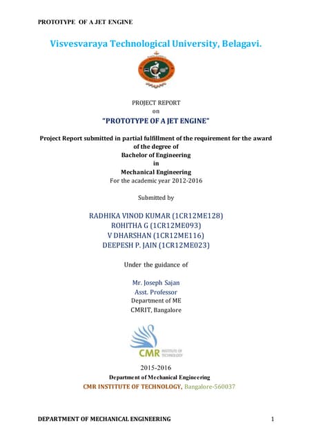 TURBOFAN ENGINE PPT | PPT