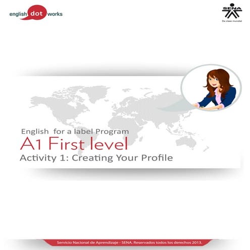 A1 first level activity 1 creating your profile | PDF