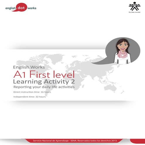 A1 first level learning activity 2 | PDF