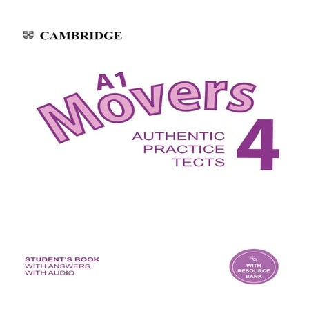 A1 Movers 4 student books A1 Movers 4 student books | PDF