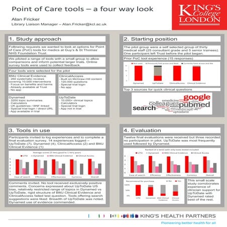 Point of Care tools - a four way look | PDF