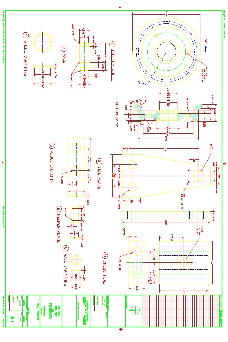 A1 Sheet Template Layout1