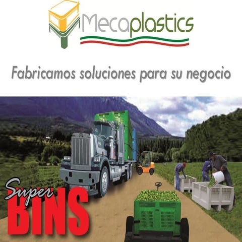 A1 Contenedores Super Bins Mecaplastics Logistica y Almacenamiento de ...