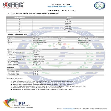 ISO 12103 Arizona Test Dust.pdf