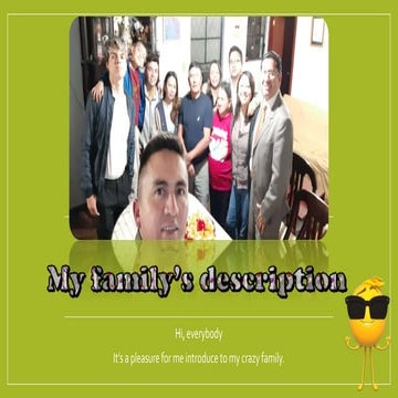 My family members | PPTX
