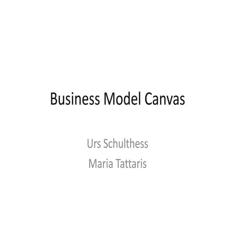 Business Model Canvas | PPTX
