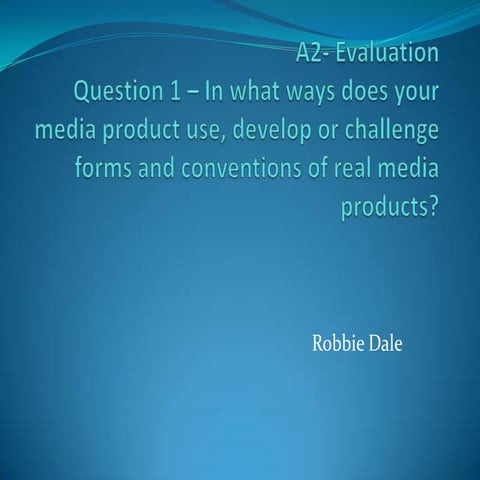 A2 evaluation final | PPTX