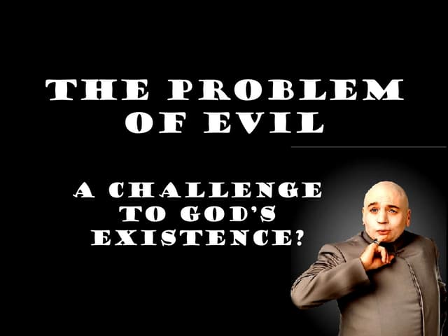 Lesson 5 the problem of evil | PPTX