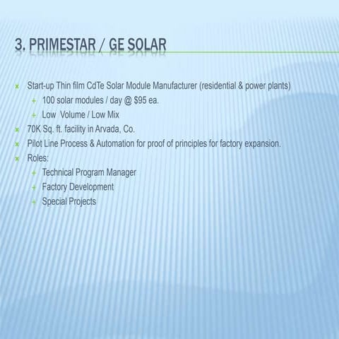 GE Solar Experience presentation 2016 April 24 | PPT