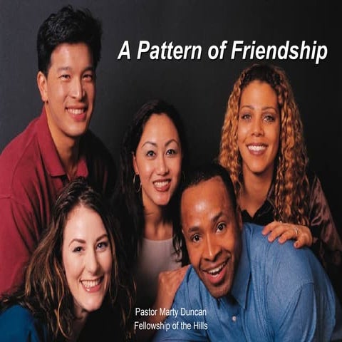 A Pattern of Friendship | PPT
