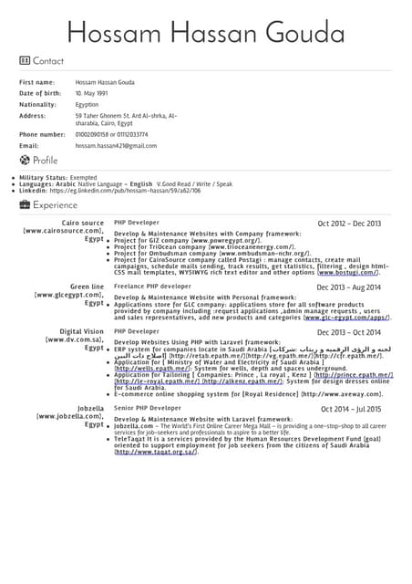 Hossam Hassan Cv New Pdf