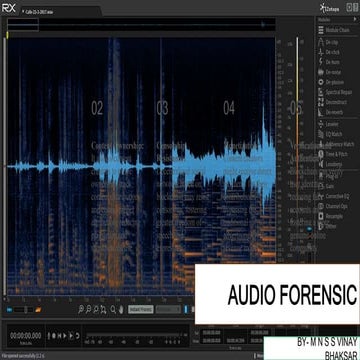 Unveiling the Science of Audio Forensics | PPTX