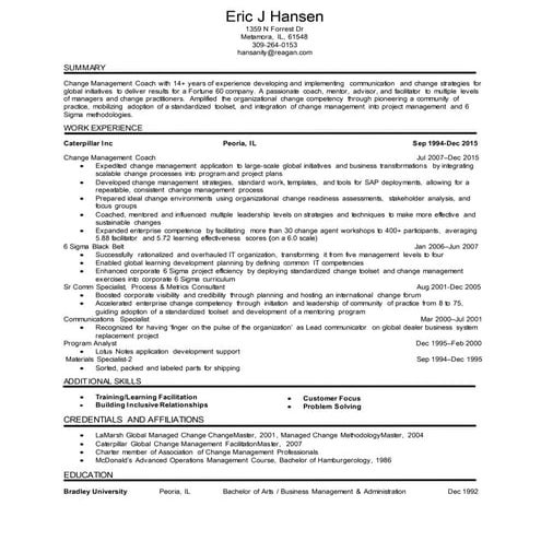Nathan Becker - Leadership Resume 2016 | PDF