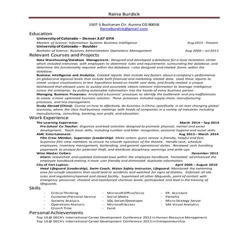 Ben Brown Resume | PDF