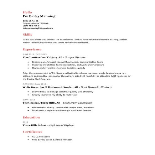 Matthew Cusimano Resume | RTF