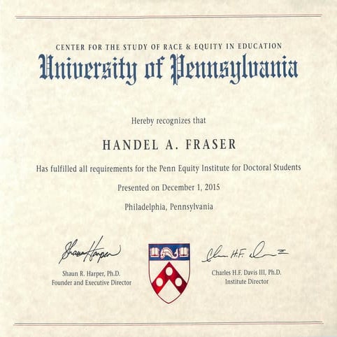 University of Pennsylvania Certificate | PDF